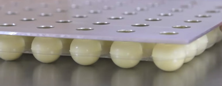 Aluminum Plate for Filling Closing Pre-Made Chocolate Truffle Shells ...