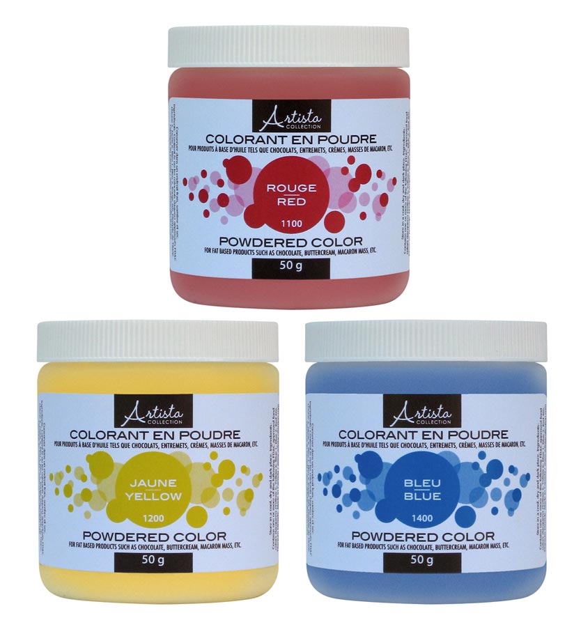Powdered Chocolate Primary Colors — Design & Realisation