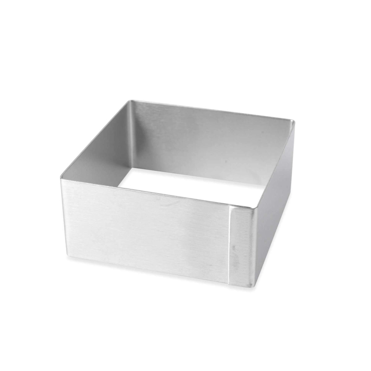 3" High Stainless Steel Square Pastry Ring Molds — Design & Realisation