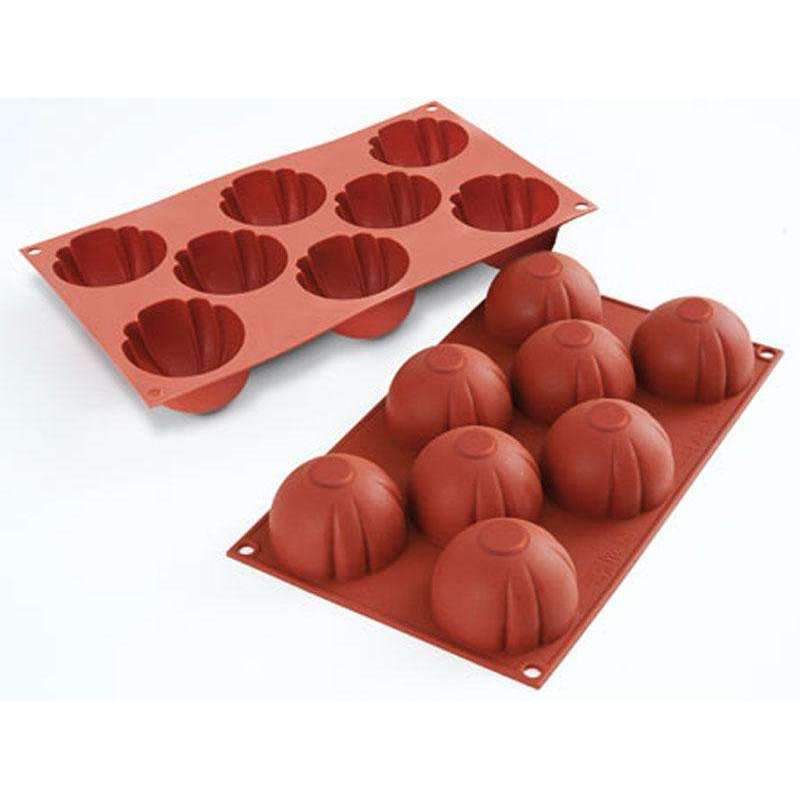 Moule en silicone dôme strié Silikomart™ — Design & Realisation